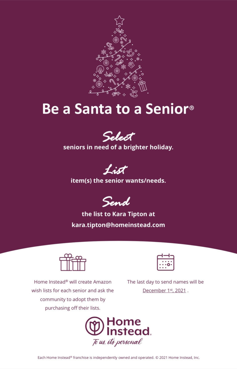 Be a Santa to a Senior - Empowered Senior
